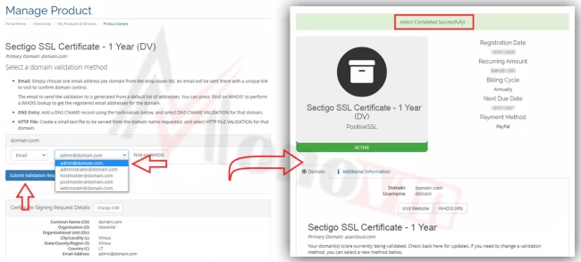 How to install Sectigo SSL on cPanel